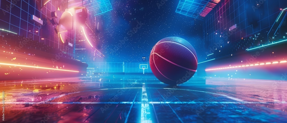 Neon color of sport captures the dynamic energy in a synthwave color ...