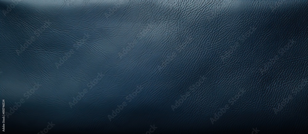 The navy leather texture provides an intriguing and luxurious visual ...