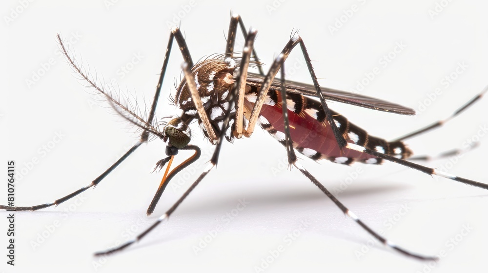 Zooming in we have the notorious Aedes aegypti mosquito carrier of the ...
