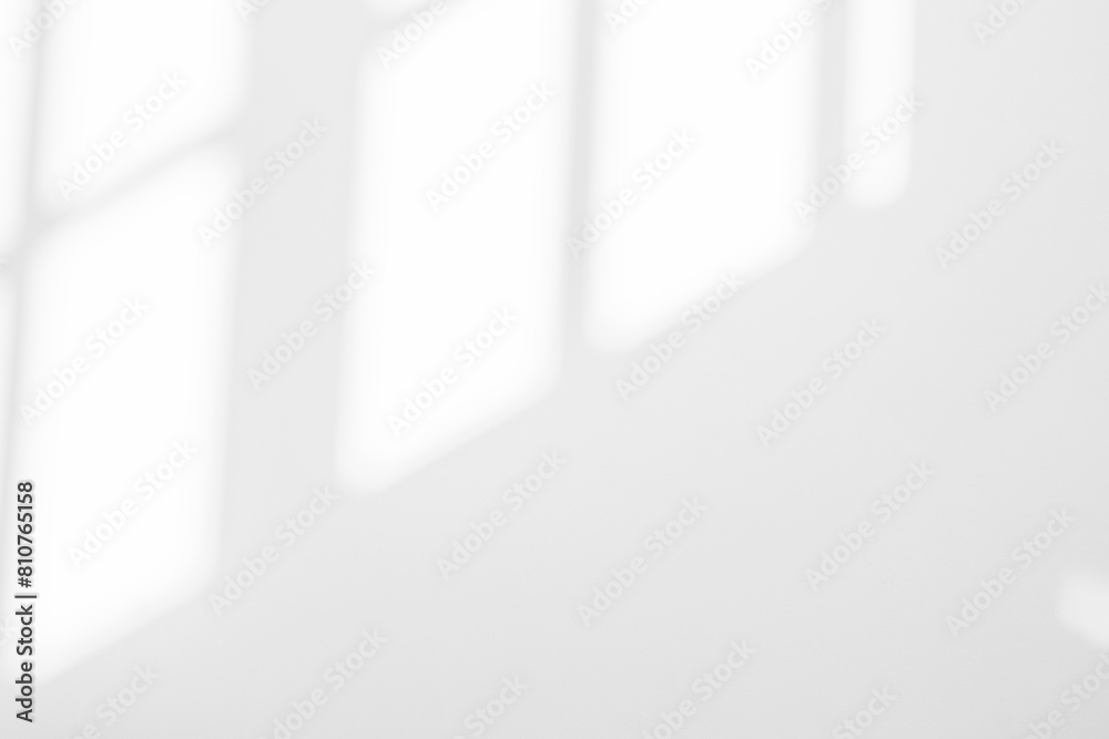 Gray shadow and light blur abstract background on white wall from ...