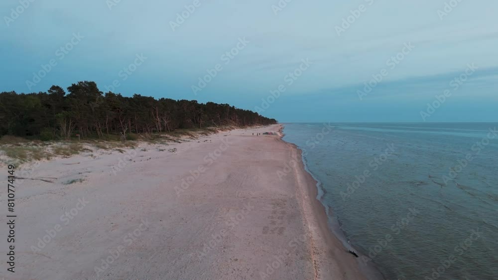 Car Stuck in Sand at the Dune Sea Coast of Baltic Sea Bernati, Latvia ...