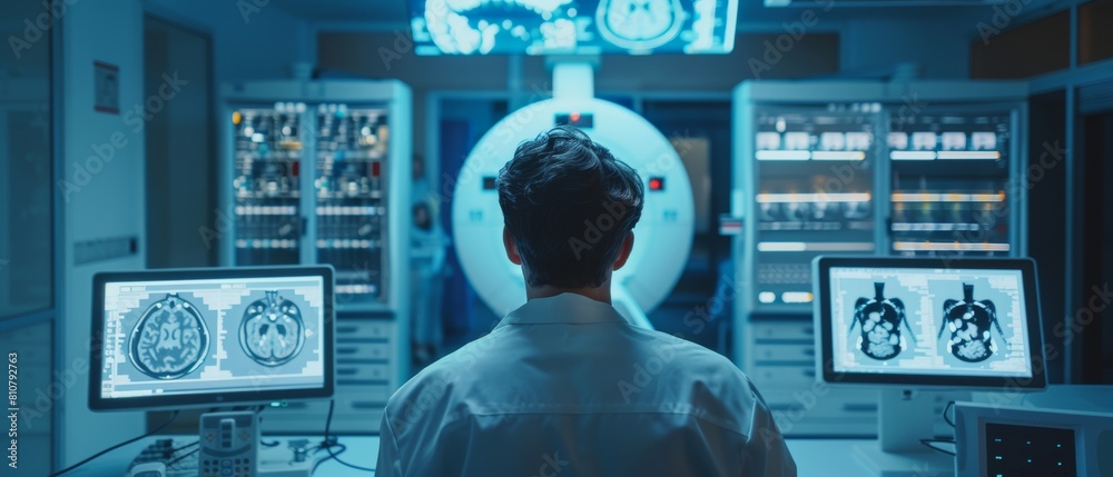 Patients undergo MRI or CT scans under the supervision of radiologist ...