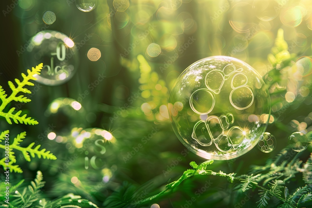 Reduce CO2 emissions to limit climate change and global warming. Text ...