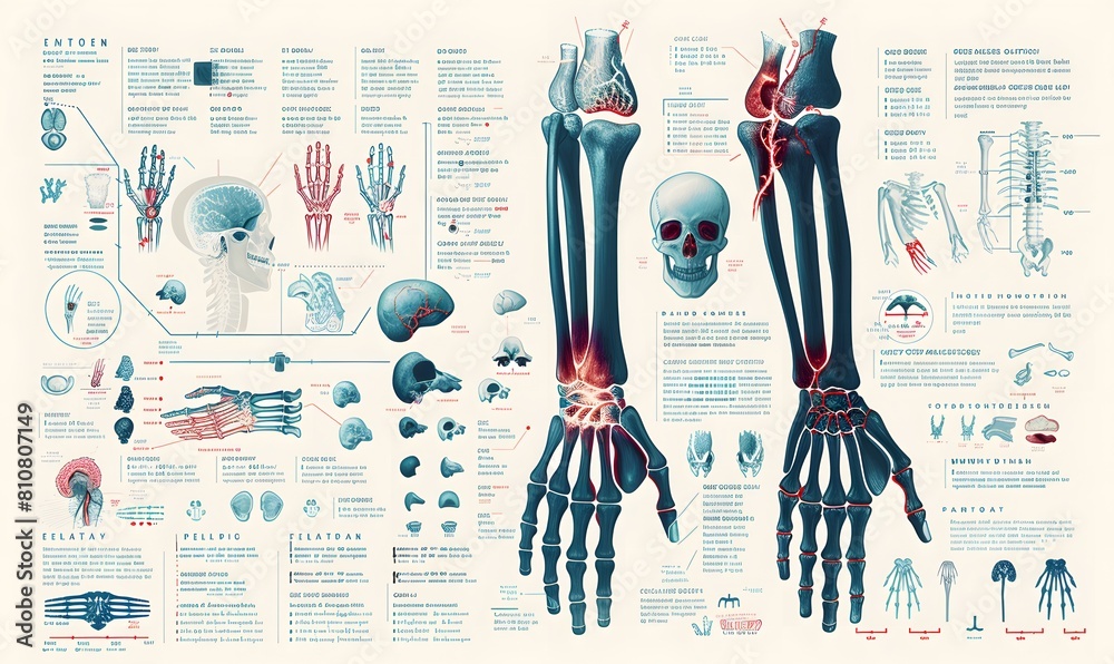 Foto de an infographic summarizing common hand bone injuries and ...