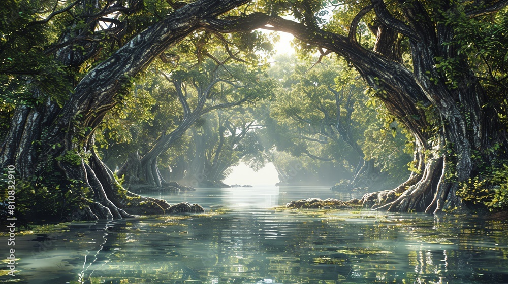 Explore the enchanting Mangrove Mysteries with a digital twist Create a ...