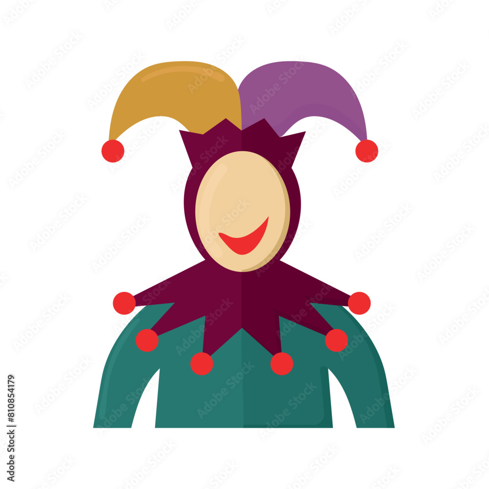 Jocker icon clipart avatar logotype isolated vector illustration Stock ...