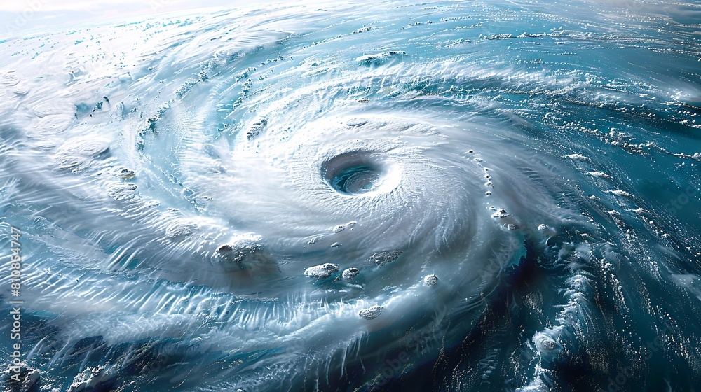 Photo & Art Print Massive tropical cyclone similar to Irma in the ...