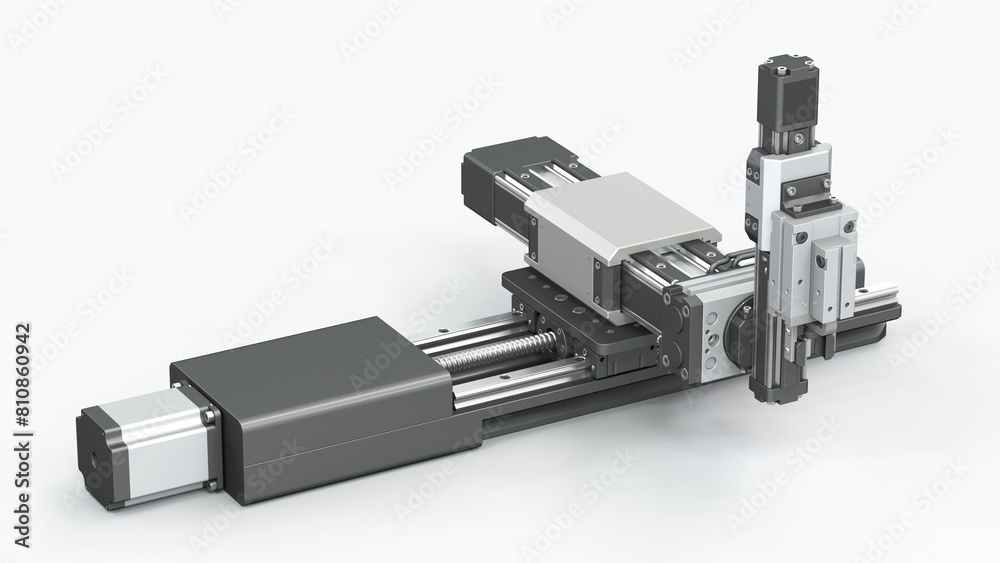 Linear motion system, pneumatic rotary actuator and automatic parallel ...
