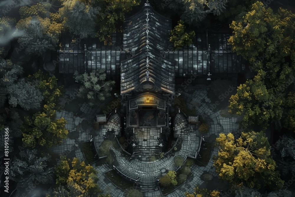 DnD Battlemap spooky, cursed, chapel, battlemap, setting, cursed chapel ...