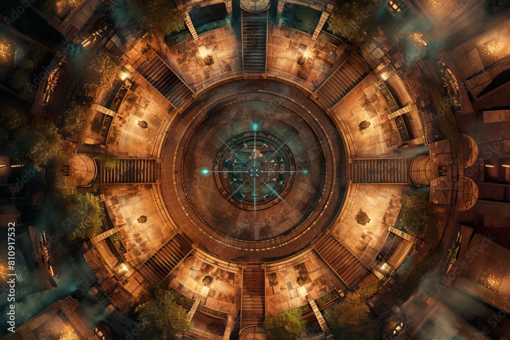 DnD Battlemap battlemap, star chamber, detailed, mysterious, setting ...