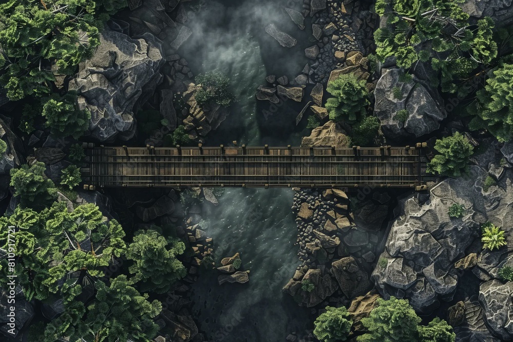 DnD Battlemap Sturdy, Bridge, Map, Battle, Simplified, Clear Stock ...