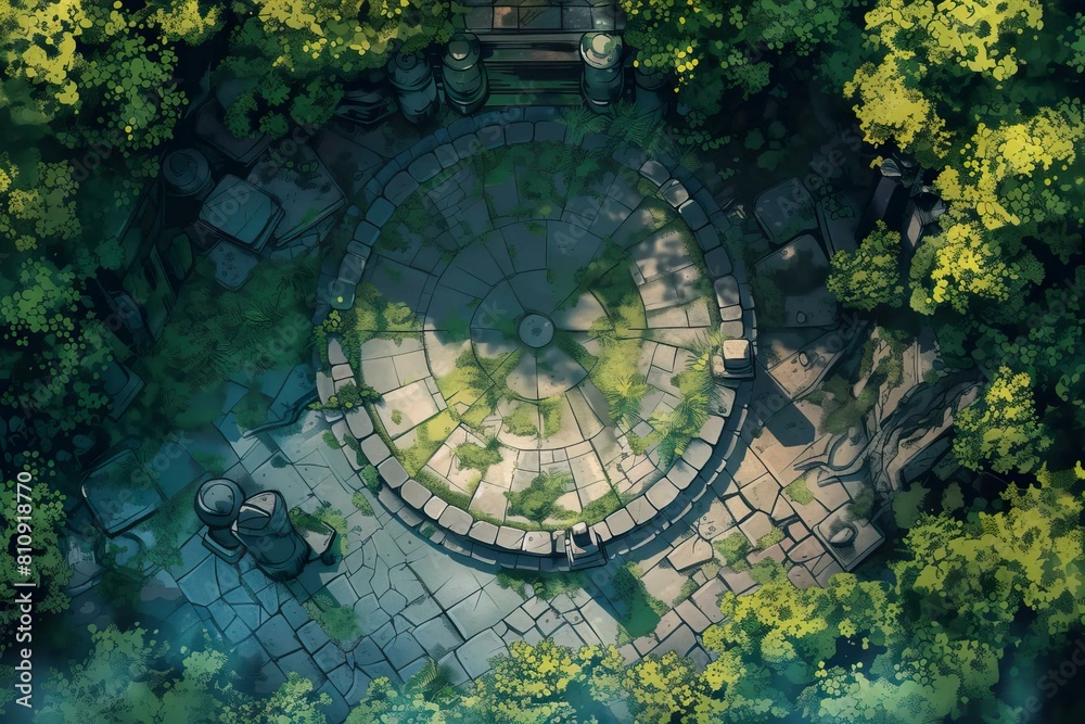 DnD Battlemap wraith, crypt, battlemap, concealment, terrain ...