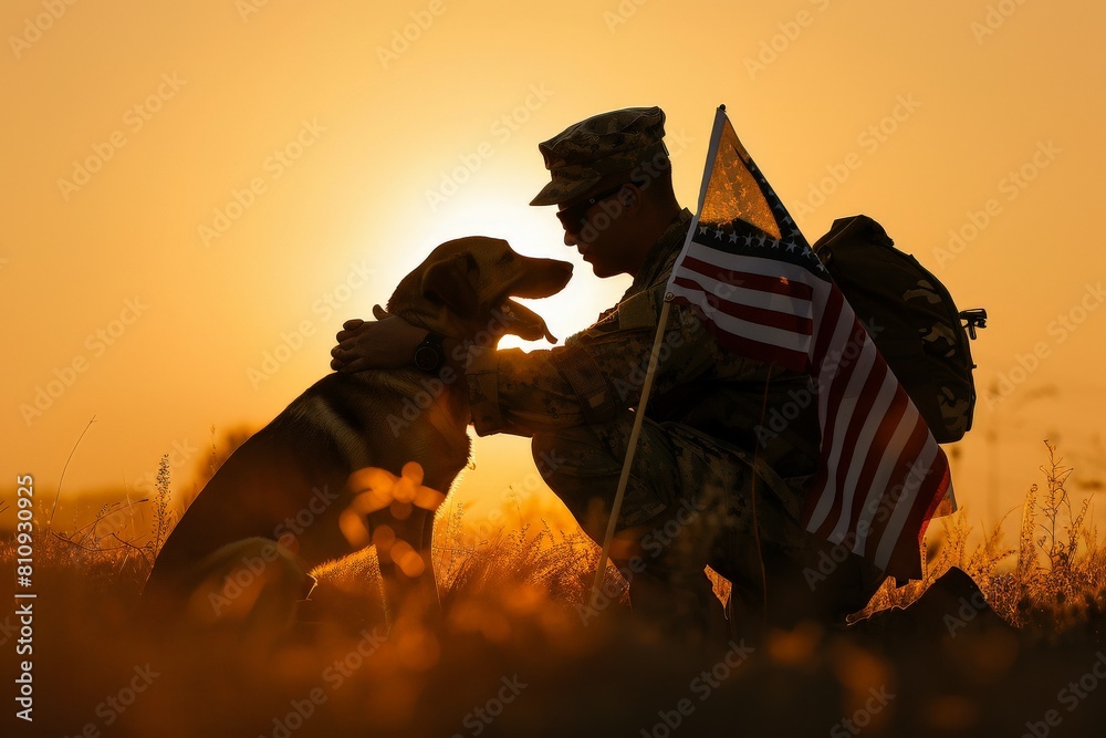 Illustration for Independence Day of the United States, July 4th ...