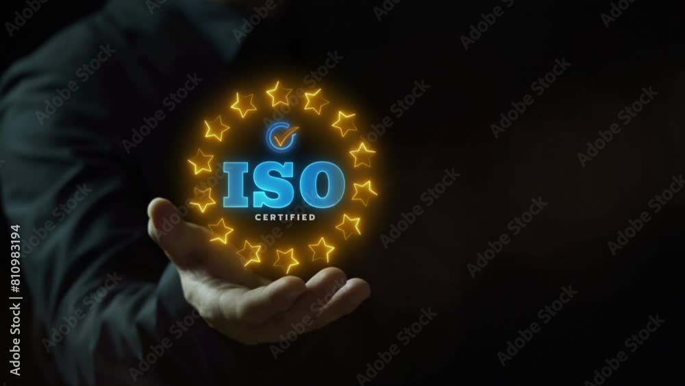 ISO icon. International Organization for Standardization sign and ...