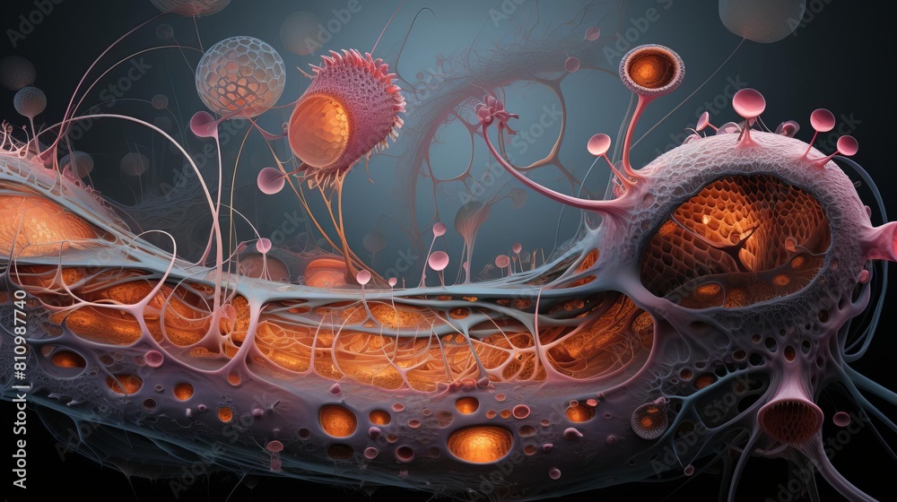 Educational diagram of the arrangement of collenchyma cells beneath the ...