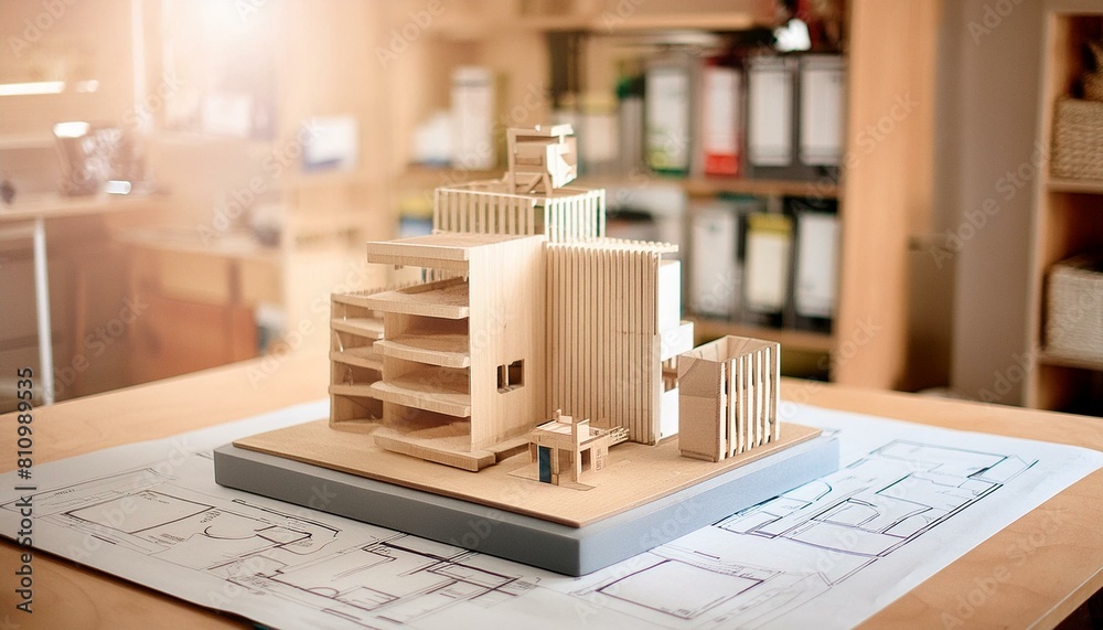 infrastructure building design model highlighting the essence of ...