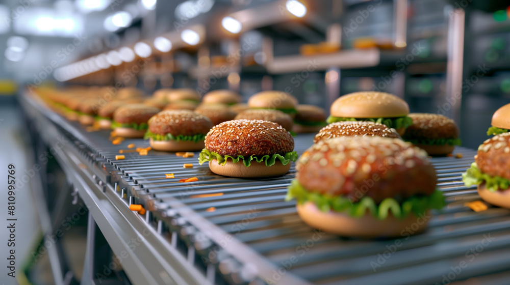 Flavor Fusion,Crafting a Zinger Burger with Shami Kebab in a Bakery ...