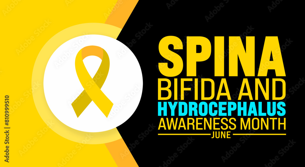 June Is Spina Bifida And Hydrocephalus Awareness Month Background
