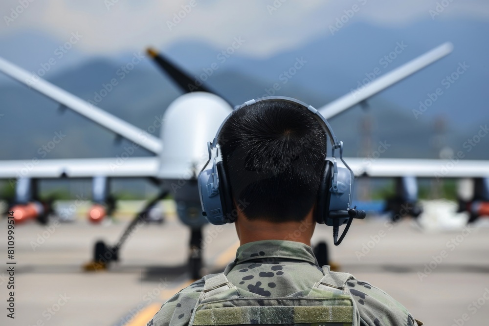 Military Drone Operator - Ground Control - Surveillance, Defense ...