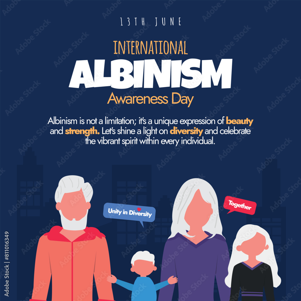International Albinism Awareness day. 13 June Albinism awareness day ...