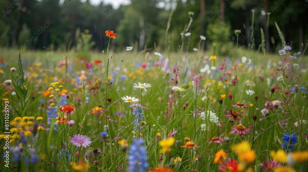 During Latvia s enchanting midsummer solstice a captivating wild meadow ...