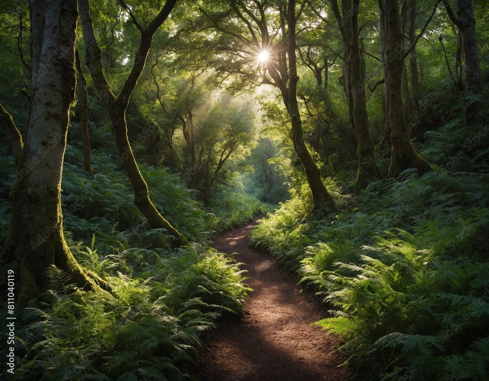 Foto de Escape to the heart of the forest with our image of a secluded ...