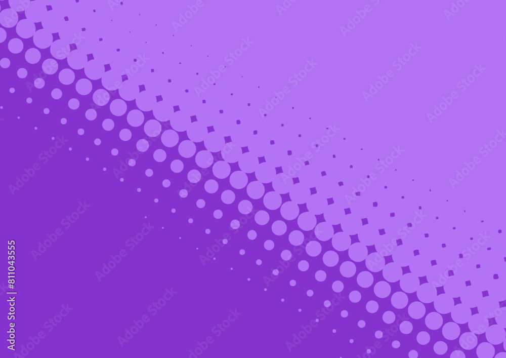 Awesome purple pop art background with dot design in retro comic book ...