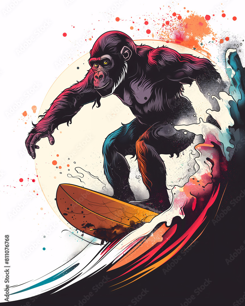 The design features a series of illustrations showcasing different ...