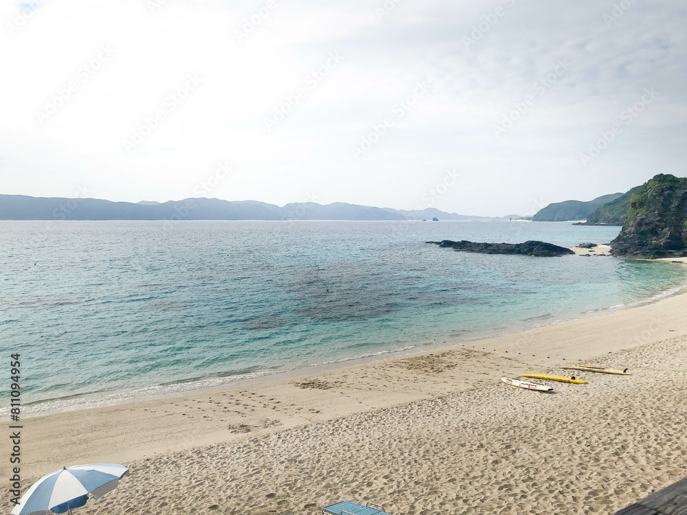 Furuzamami Beach is located on the island of Zamami which is located ...