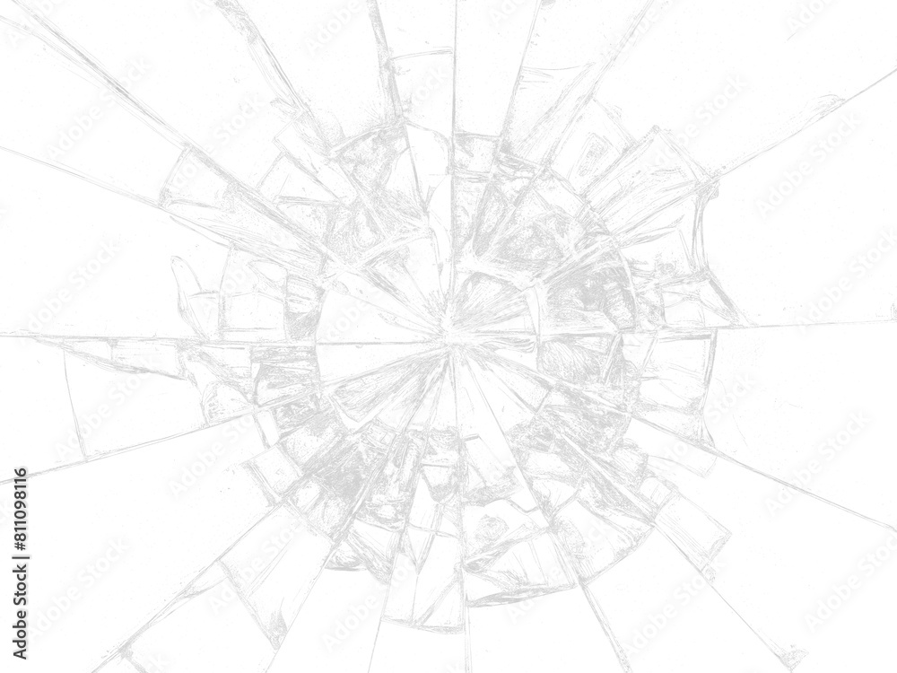 Broken glass texture background - transparent background PNG. Isolated ...