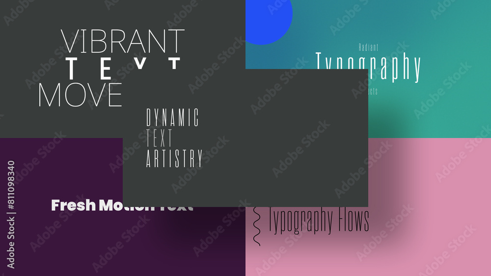 Professional Text Shift | Animated Titles with Control Panels Stock Template | Adobe Stock