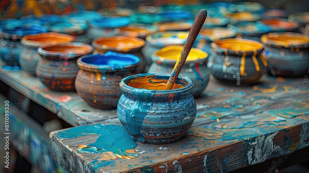 Abstract painting background in pastel positive color as wallpaper ...