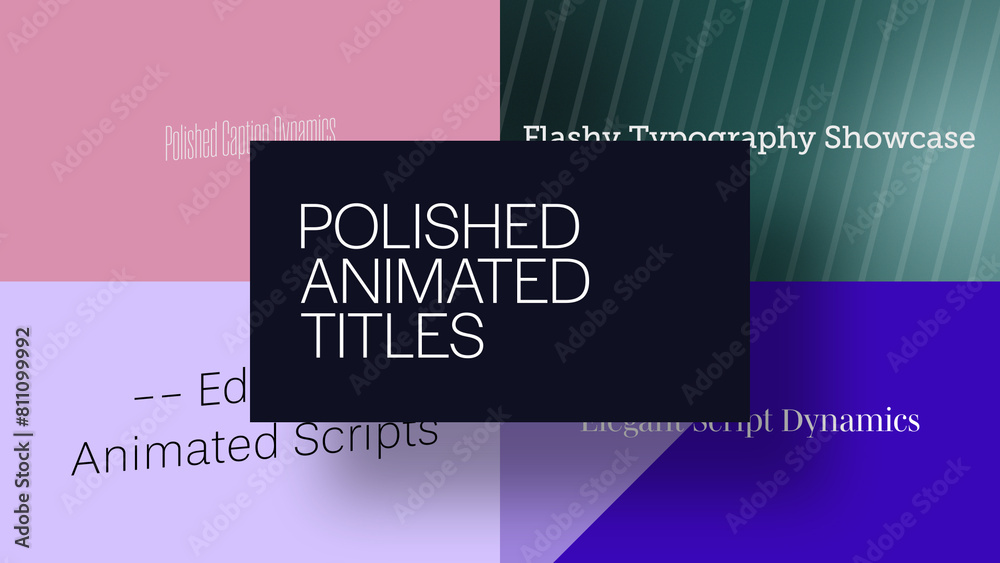 Event Text Sweep | Animated Titles with Control Panels Stock Template ...