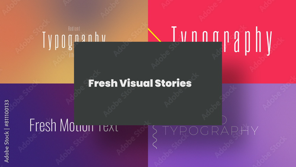 Elegant Text Fade | Animated Titles with Control Panels Stock Template ...