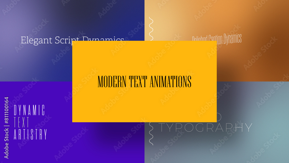 Infographic Text Pop | Animated Titles with Control Panels Stock ...