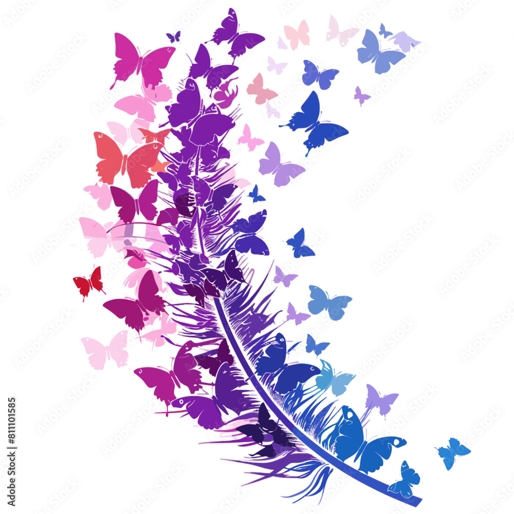 Boho Svg, Feathers Clipart, Feathers Cut File, Feathers Vector ...