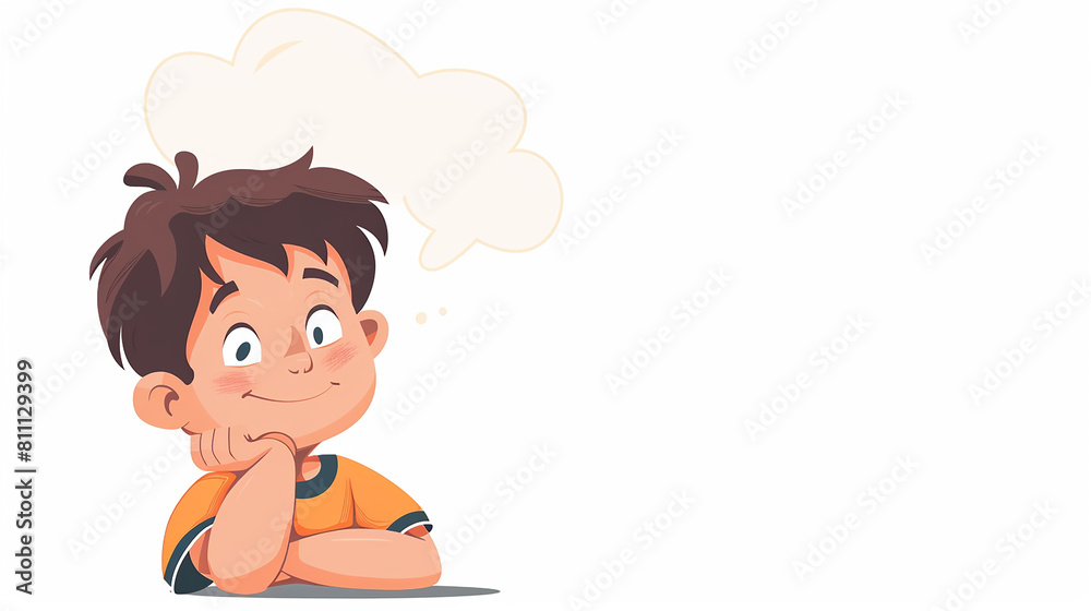 A cartoon illustration with a white background. A girl student is ...