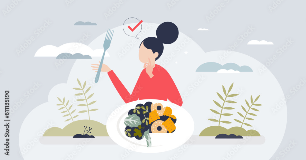 Food psychology and brain nutrition for mental health tiny person ...