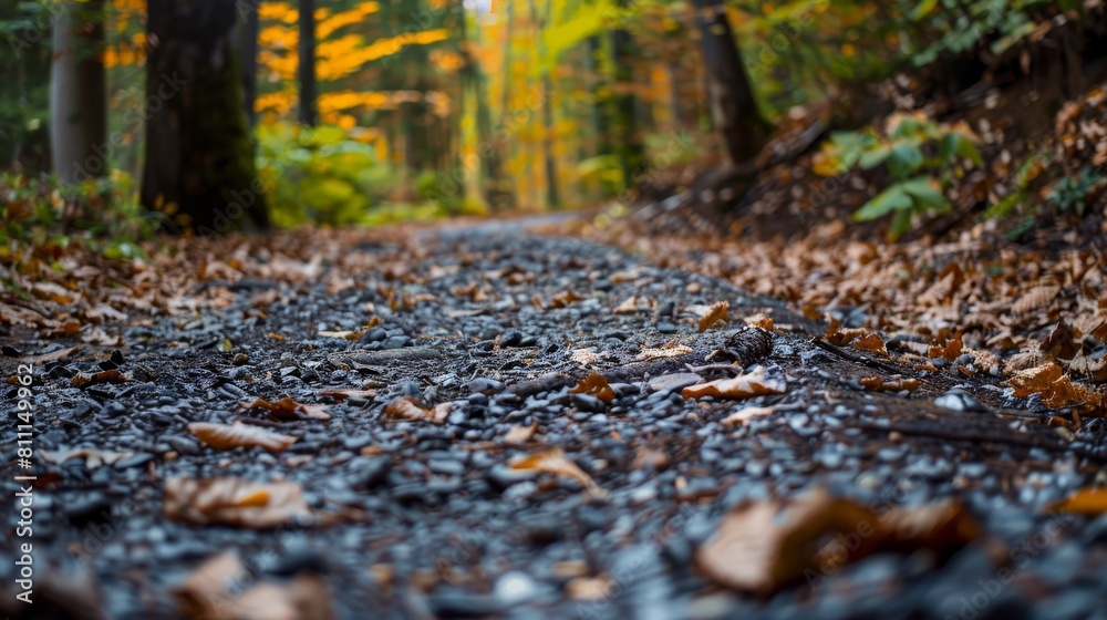 forest, trail, underfoot, fine, gravel, earth, simple, clean ...