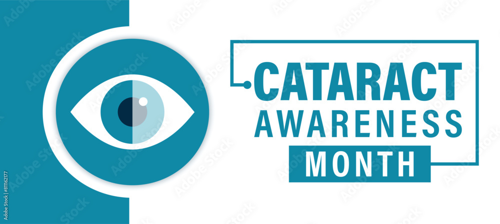 Cataract awareness month concept design to Prevent Blindness, Eye ...