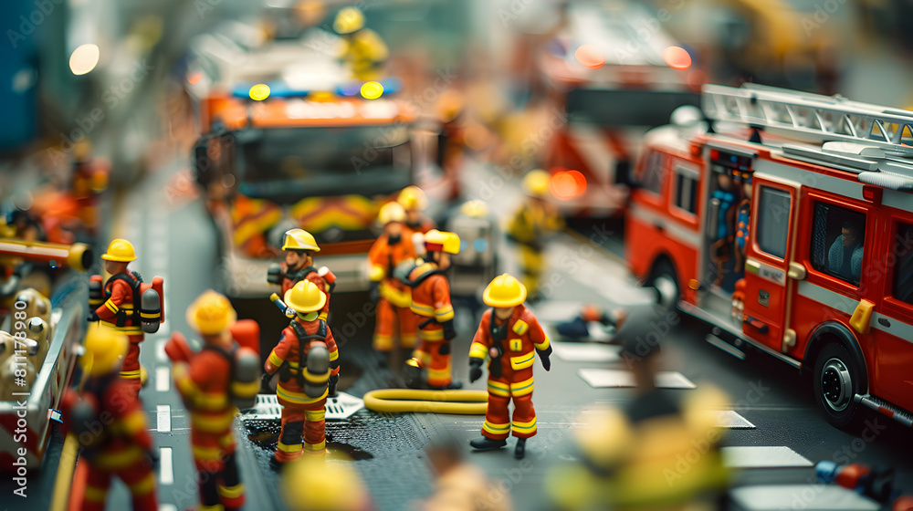 Emergency Response Team Participating in Crisis Management Simulation ...