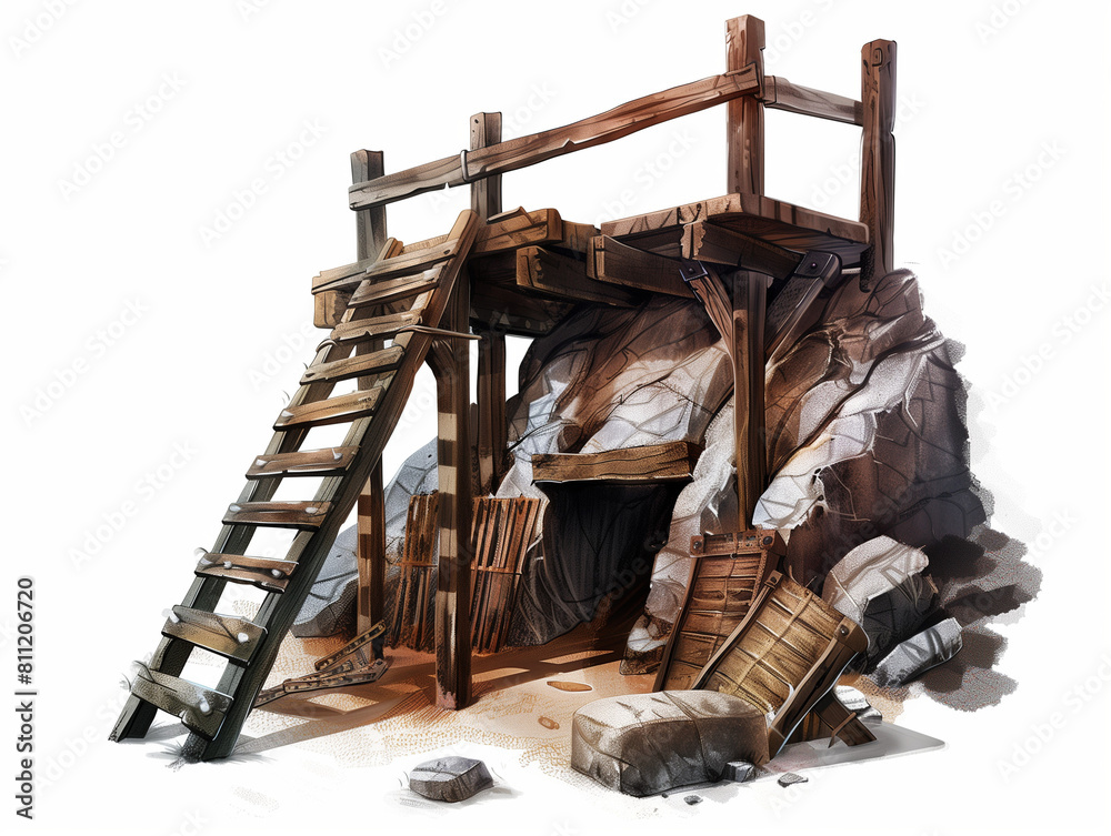 2d Video Game Assets Mining Game Assets Old Coal Mine 2d Assets