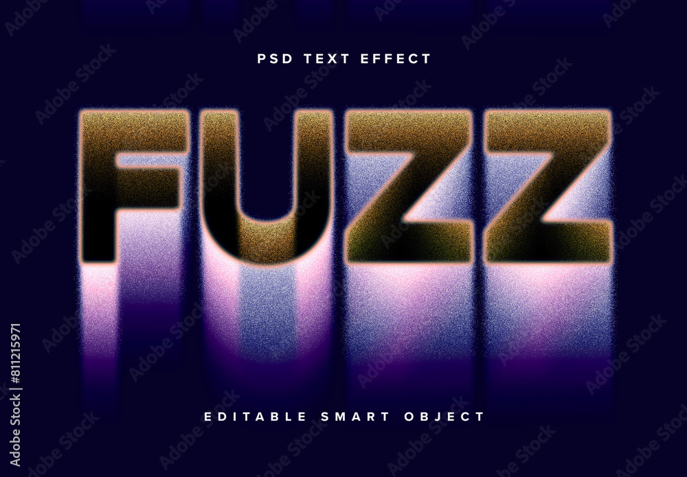 Dissolving Text Effect Mockup Stock Template | Adobe Stock