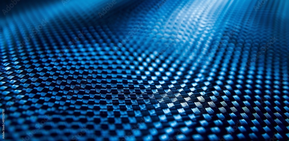 Blue carbon fiber background texture Abstract backdrop with copy space ...