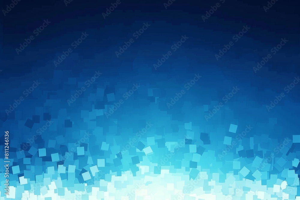 Blue pixel background, blue gradient, pixel art, white space at the top ...