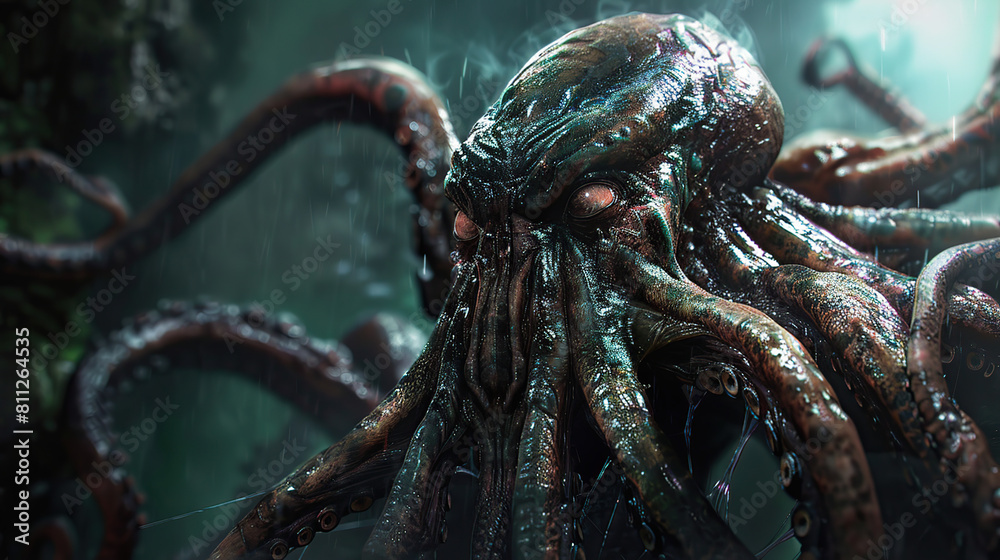 cthulhu, lovecraft, mythos, horror, creature, tentacles, cosmic ...