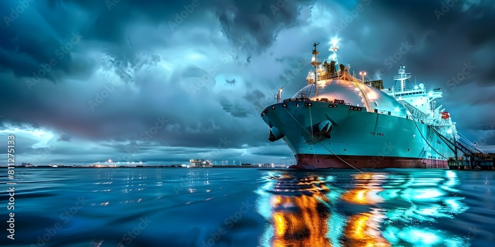 Unloading Process of a Gas Carrier Ship at a Liquefied Natural Gas (LNG ...