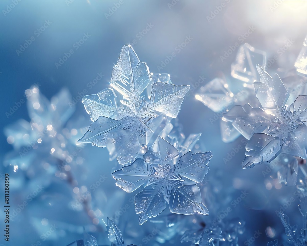 Delicate Monochrome Frost Patterns Captured in High-Resolution with ...