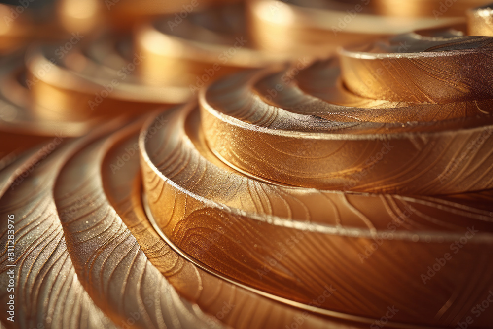 Packaging design for a premium skincare brand, using a luxurious gold ...