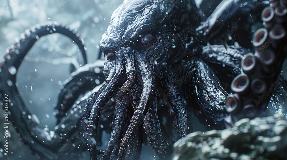 cthulhu, lovecraft, mythos, horror, creature, tentacles, cosmic ...